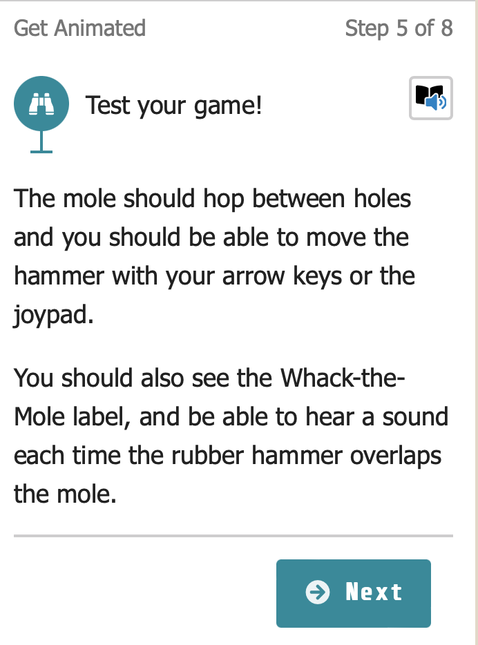 Whack The Mole Should Specify That You Might Need To Unmute The Simulator · Issue 5038