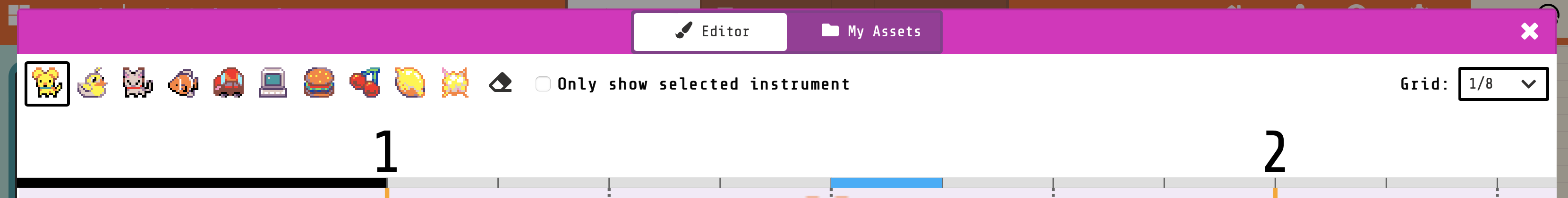 React field editor gallery toggle bar is squished · Issue #5590 · microsoft/pxt-arcade · GitHub