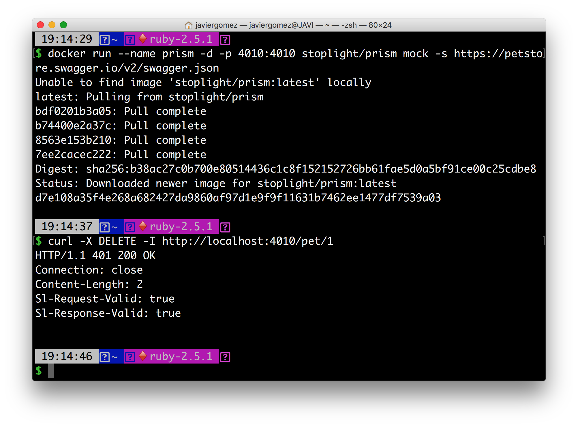 bug: DELETE returns wrong status code · Issue #348 · stoplightio/prism · GitHub