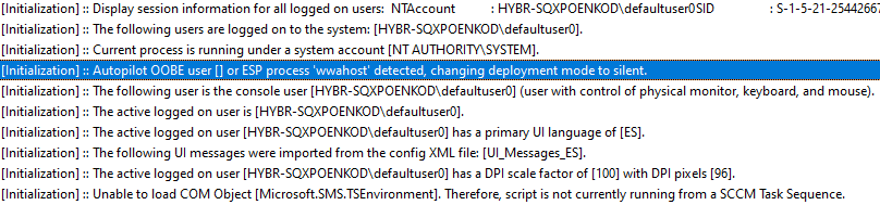 Problem Detecting Intune Provisioning Phase · Issue 801 · Psappdeploytoolkit