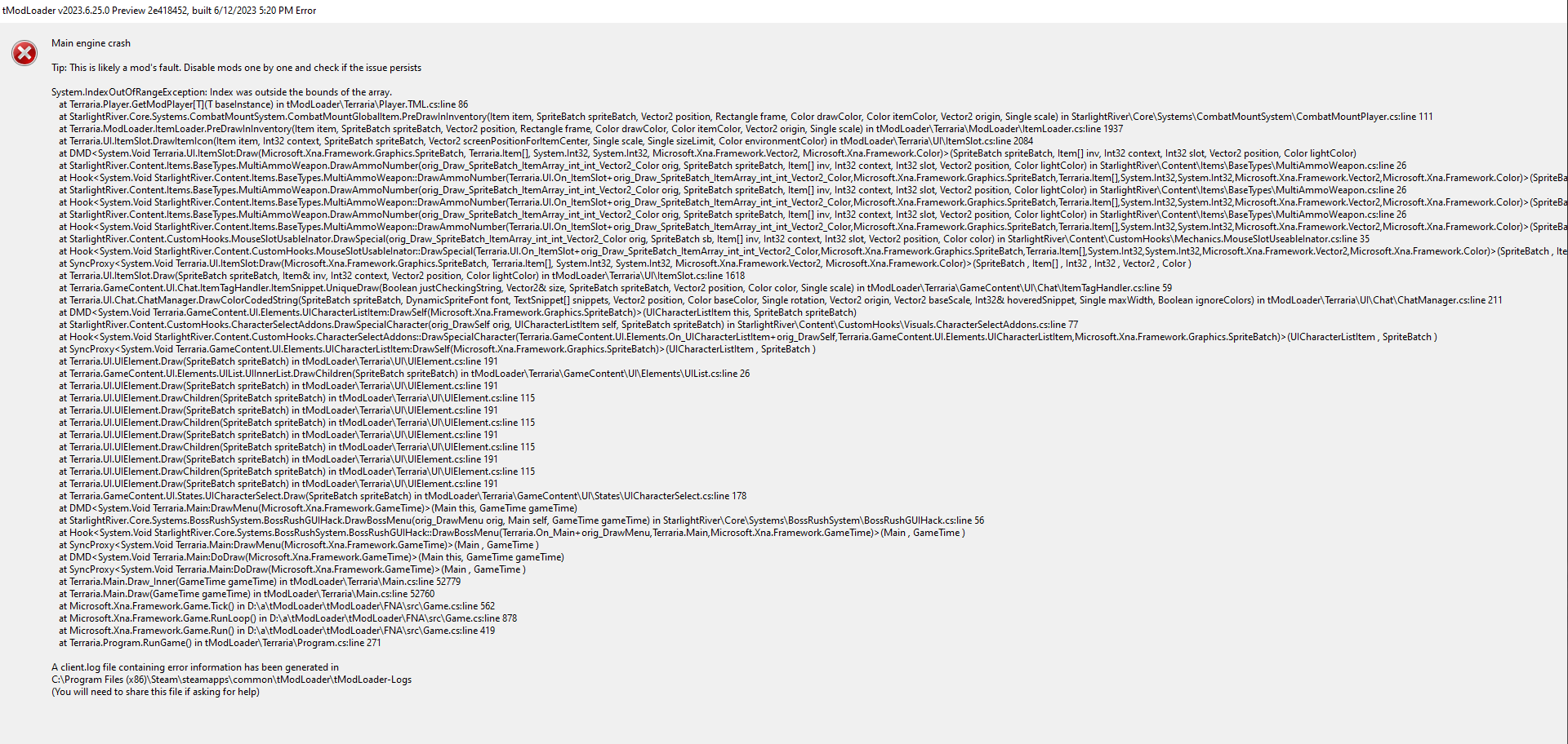 Bug · Issue 563 · Projectstarlightstarlightriver · Github