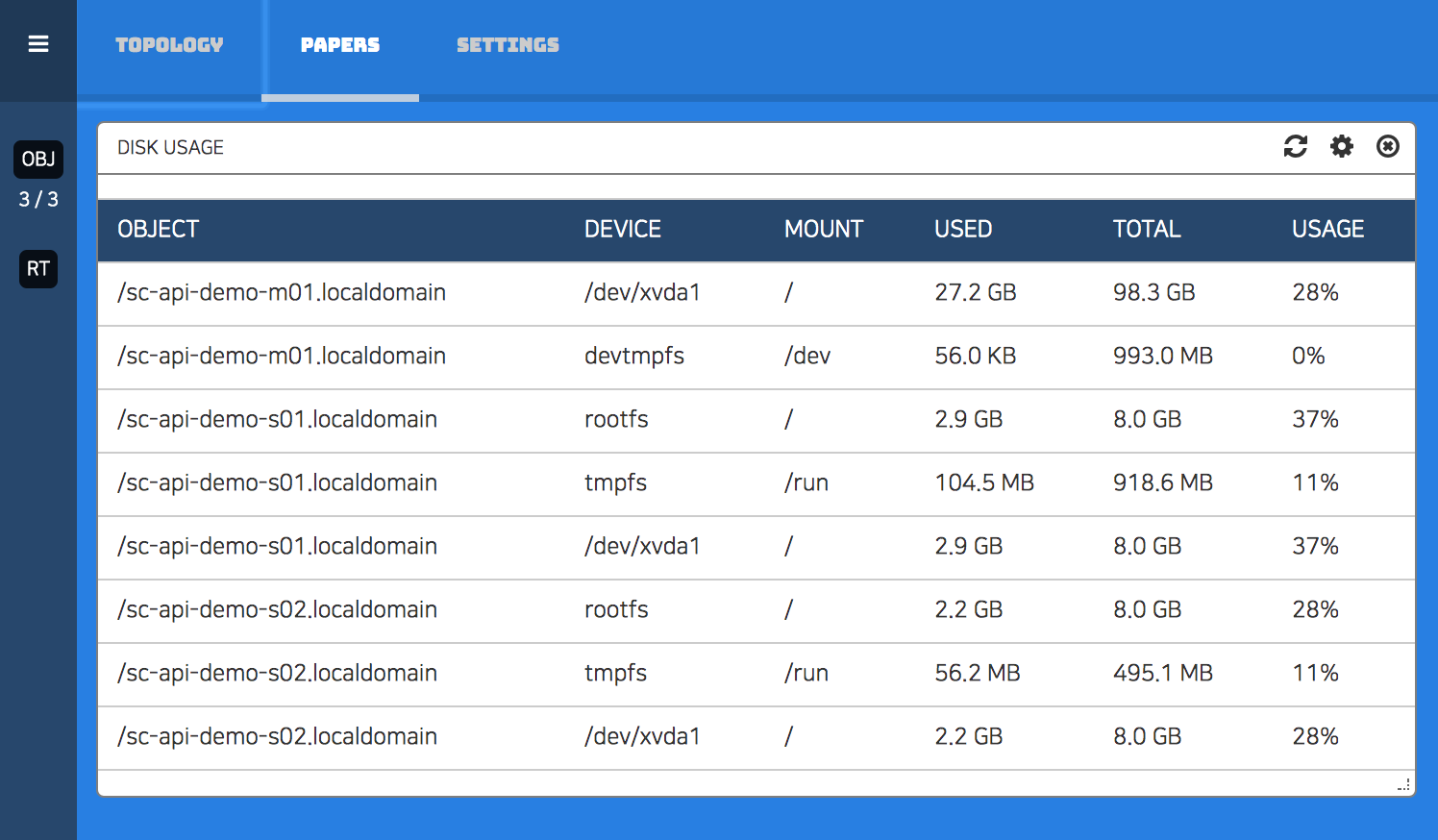 Disk 사용량 적용 (DISK USAGE) · Issue #232 · scouter-contrib/scouter-paper · GitHub