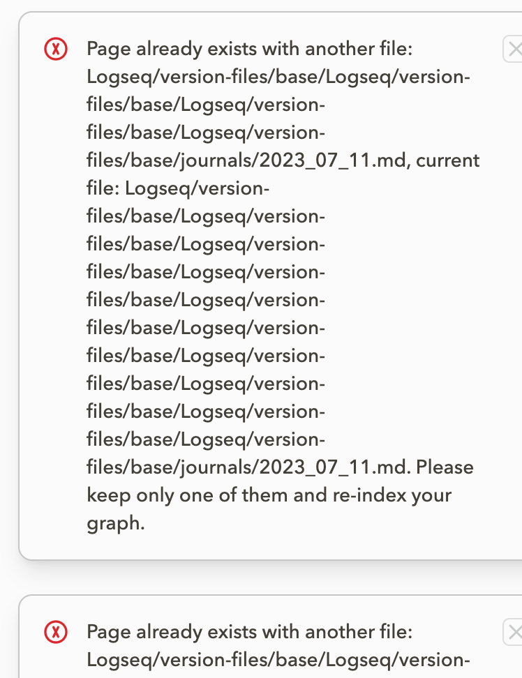 Getting a ton of "Please keep only one of them and re-index your graph" errors after upgrading ...
