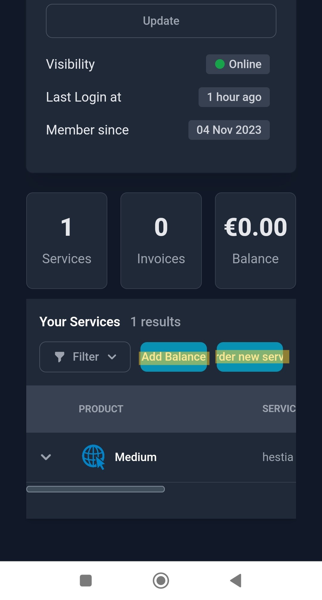 Text outside button, new service · Issue #260 · WemXPro/tracker · GitHub