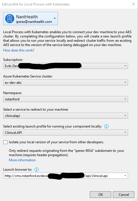 Error when starting a debug session with LPK after elevating ...