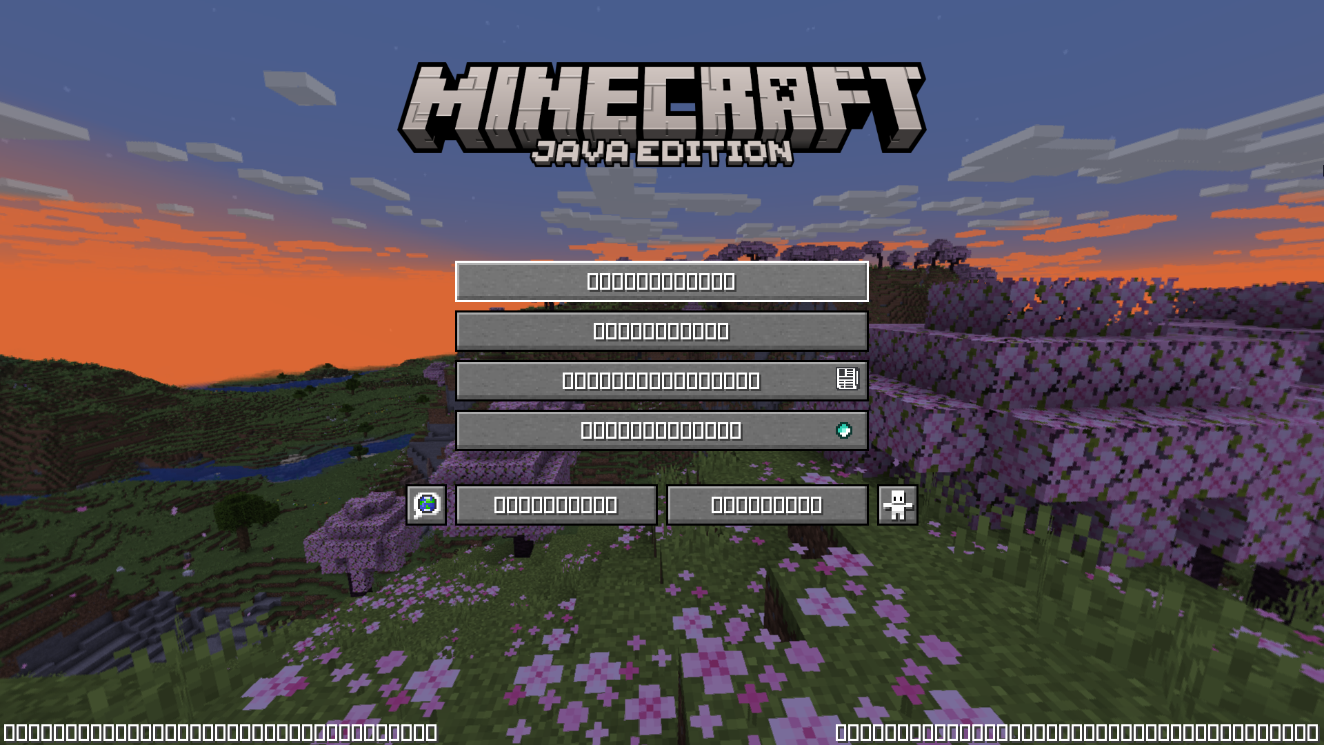 incorrect display of text and freezing when starting the world in ...