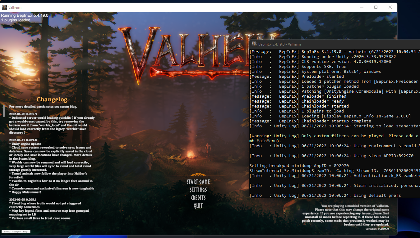 Valheim 0.209.8 crash when using BepInEx. · Issue #430 · BepInEx/BepInEx · GitHub