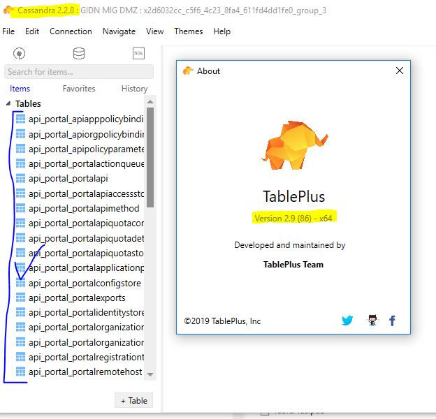 Cassandra only show 1 table · Issue #1471 · TablePlus/TablePlus · GitHub