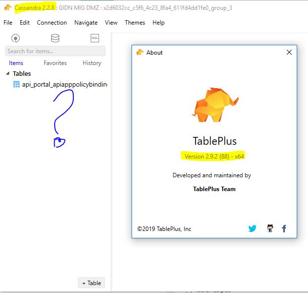 Cassandra only show 1 table · Issue #1471 · TablePlus/TablePlus · GitHub