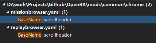 Uncorrected "BaseName" for "ScrollItem" in yaml · Issue #20325 · OpenRA/OpenRA · GitHub