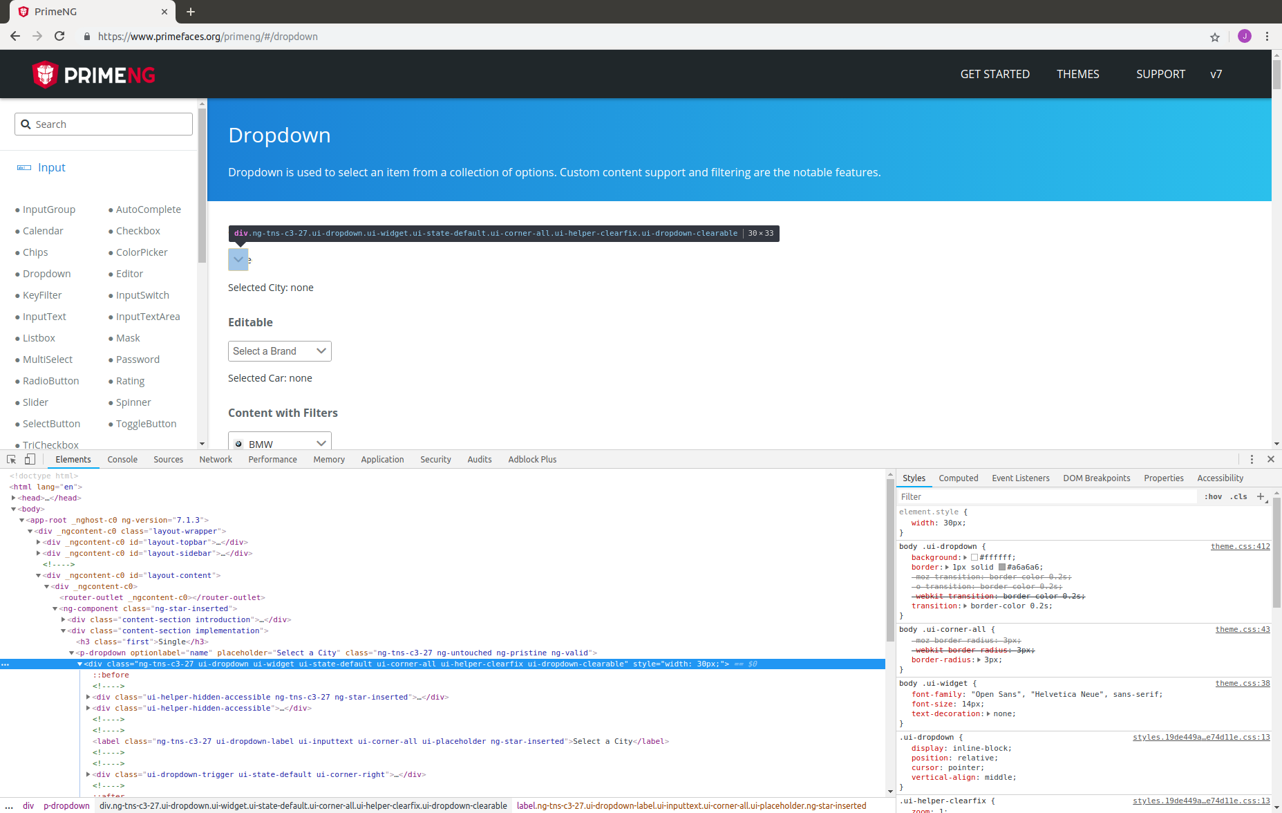 Dropdown autoWidth issue on Ubuntu Chrome & Chromium · Issue #7204 · primefaces/primeng · GitHub