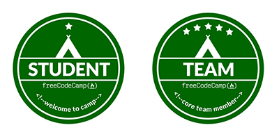 FreeCodeCamp Badges · Issue #15467 · freeCodeCamp/freeCodeCamp · GitHub