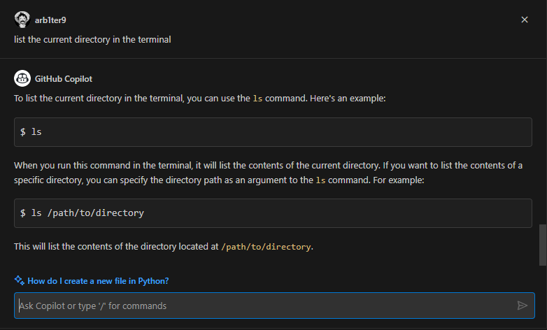 Feature: CLI commands to run based on OS · Issue #485 · microsoft/vscode-copilot-release · GitHub