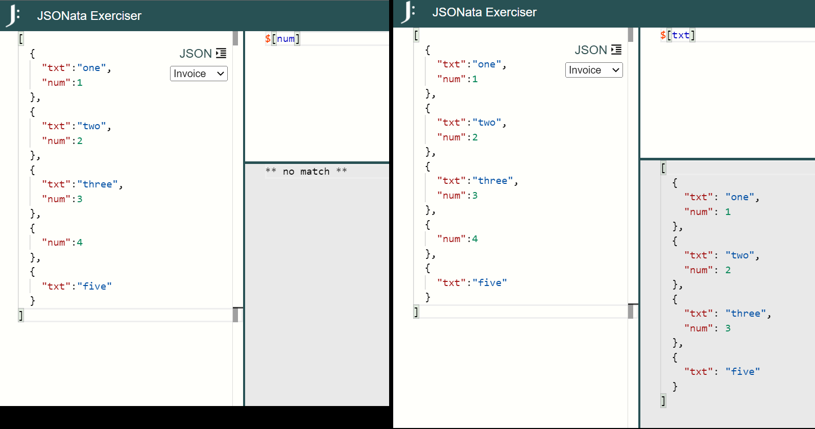 Path Processing Filter Is Inconsistent For Numeric Data · Issue 596 · Jsonata Jsjsonata · Github