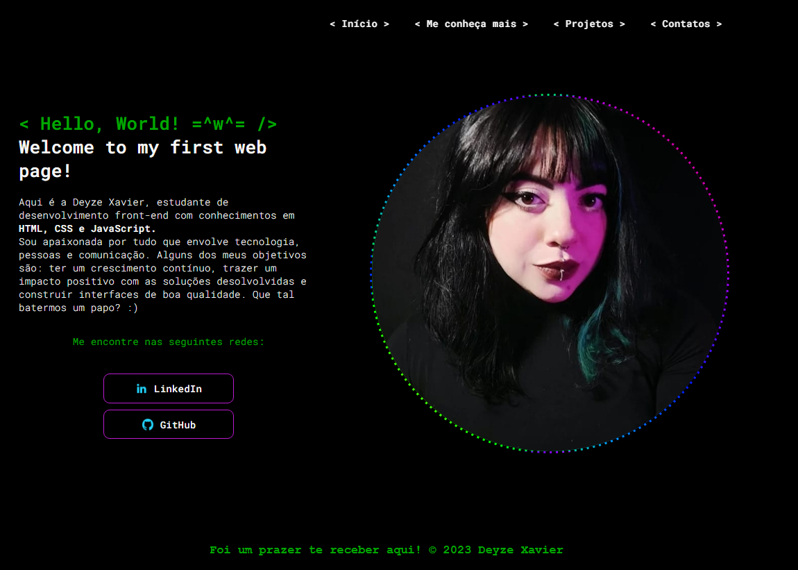 GitHub - xxavierde/portfolio: Meu primeiro portfolio.