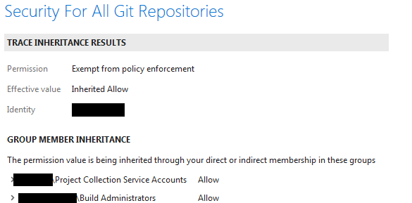 Branch Policy Exemption For Build Agent Not Working · Issue 1651 · Microsoftazure Pipelines