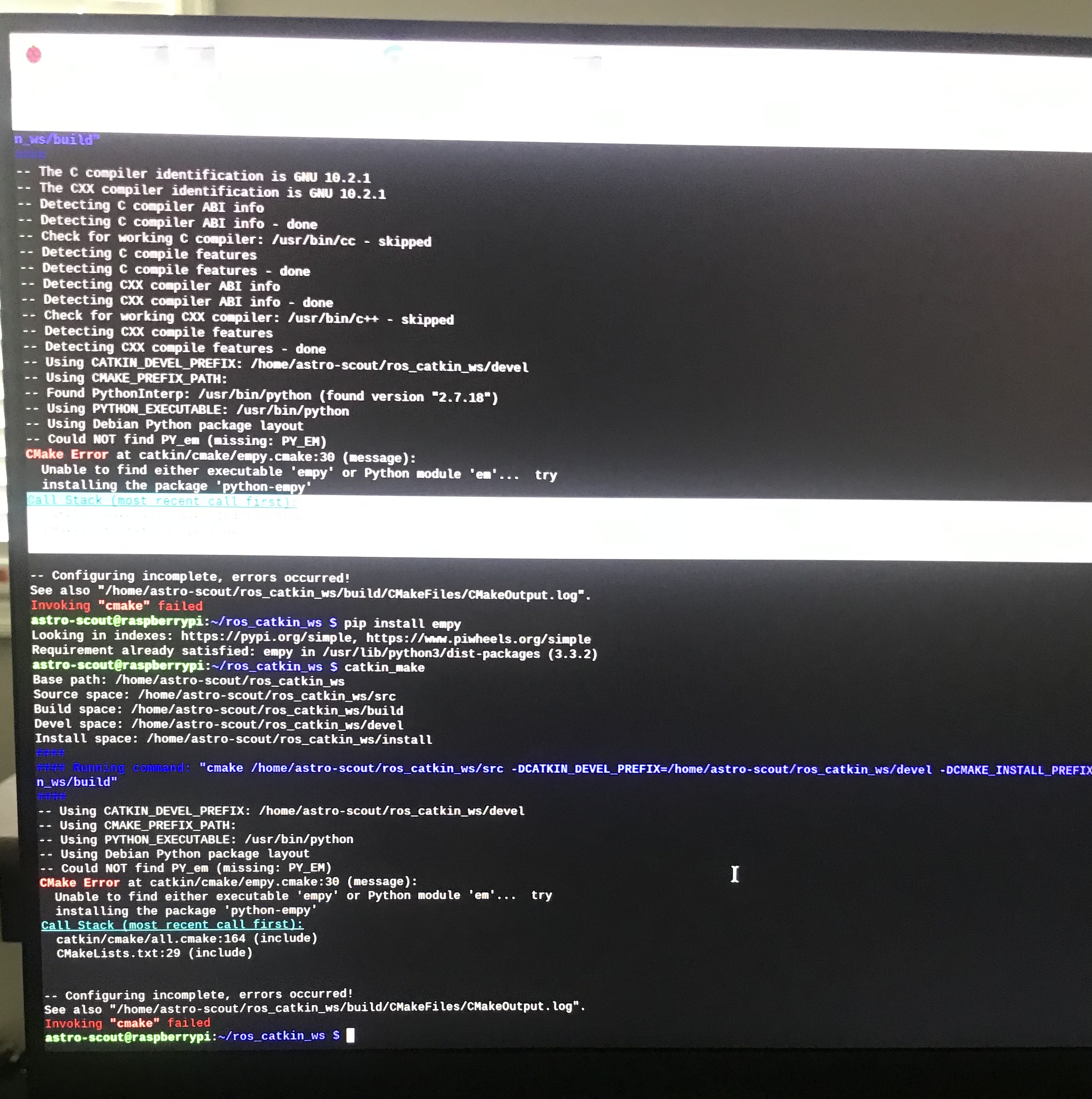 catkin_make errors · Issue #132 · Slamtec/rplidar_ros · GitHub