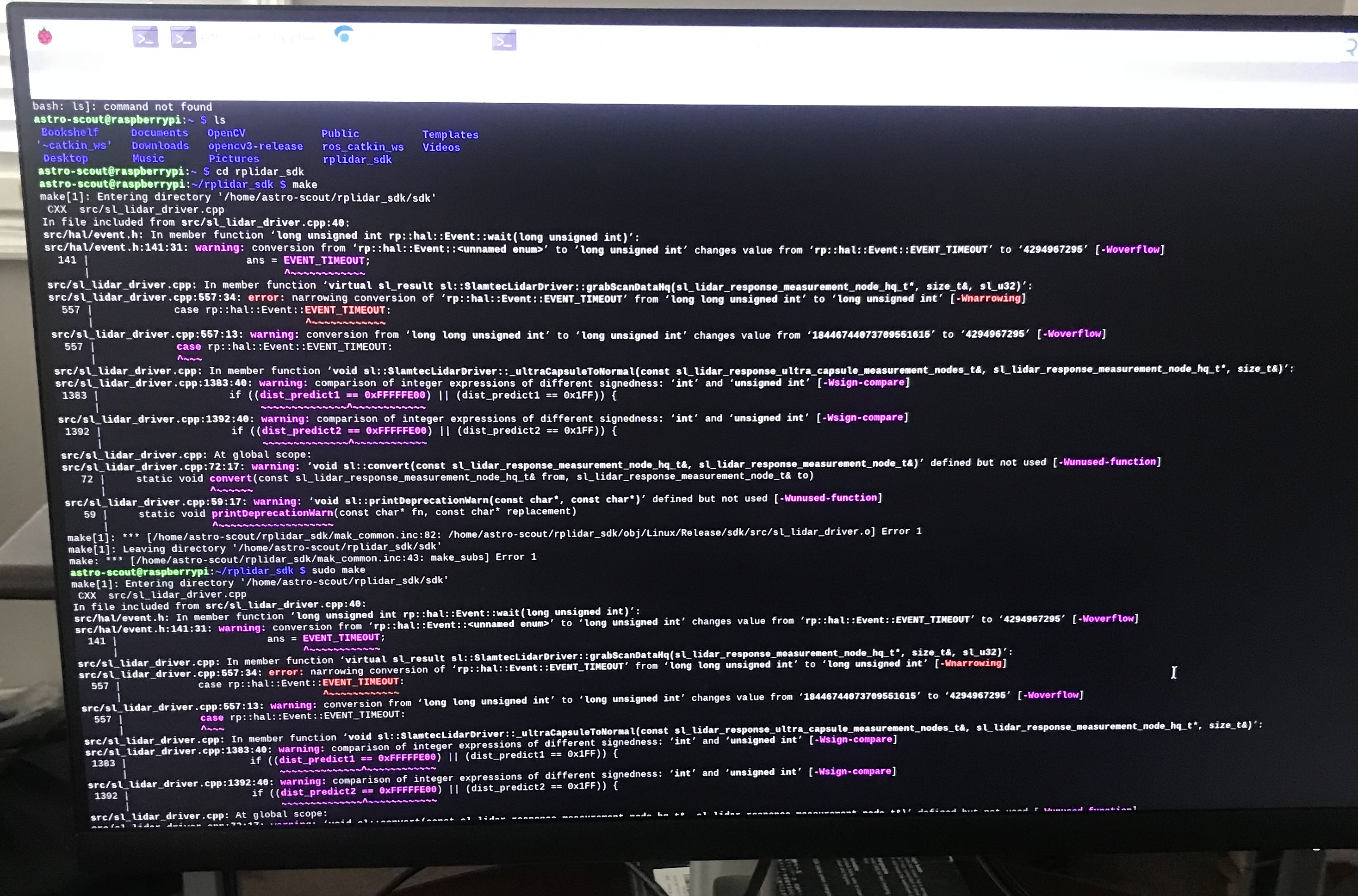 unable to make the SDK · Issue #116 · Slamtec/rplidar_sdk · GitHub