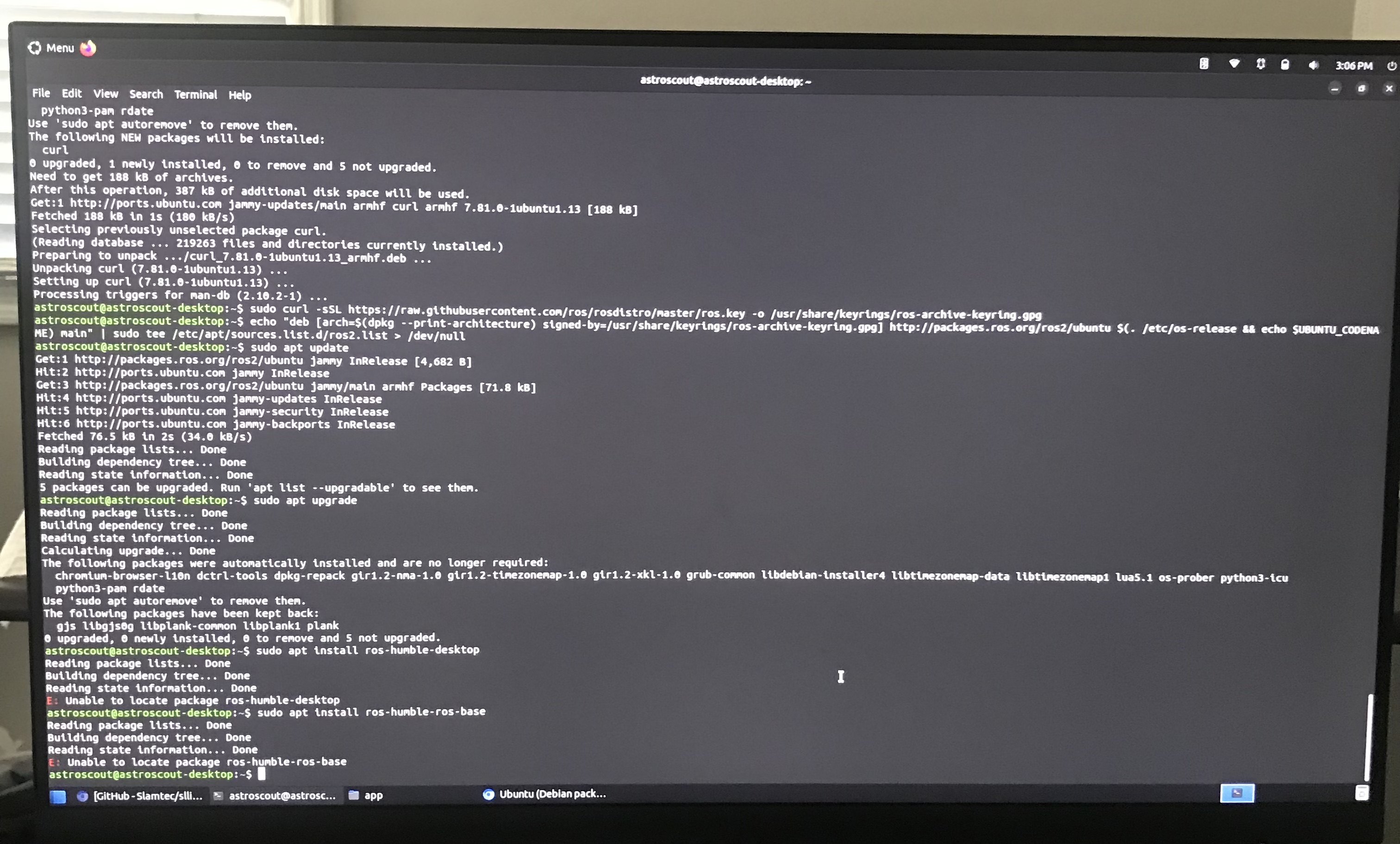 Unable To Locate Package Ros Humble Desktop And Ros Humble Ros Base · Issue 3838 · Ros2 Ros2