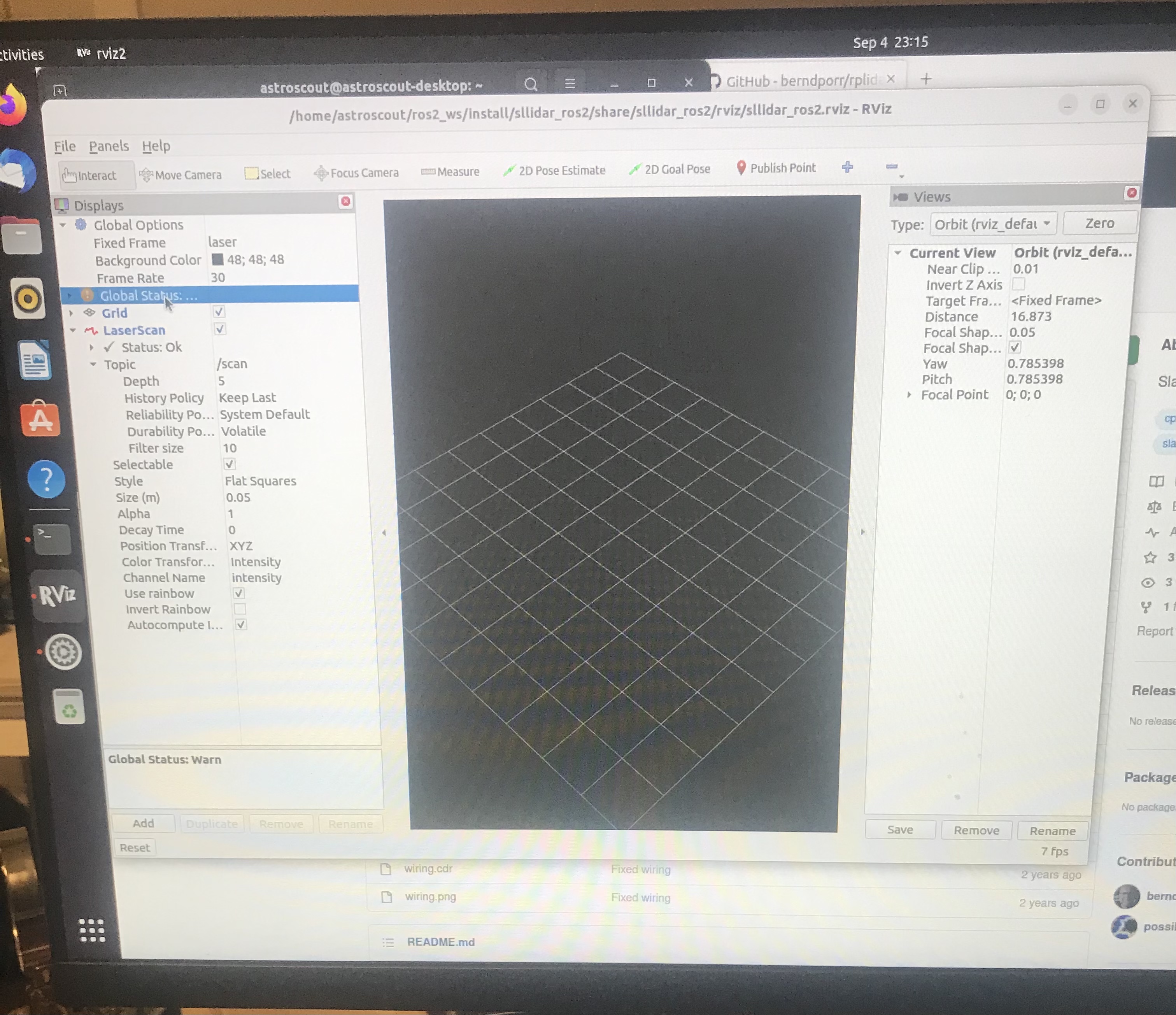 nothing is showing after launching the lidar. · Issue #27 · Slamtec ...