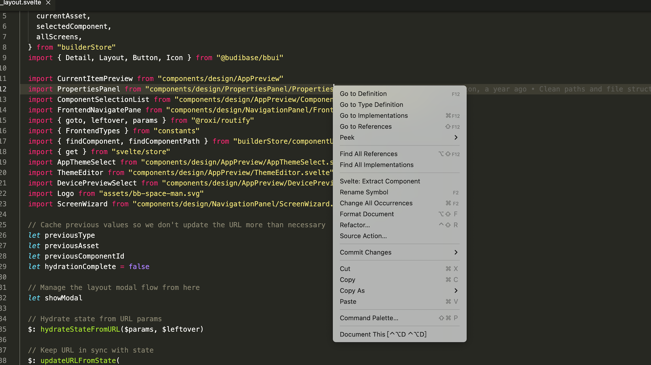 How to open svelte file imported quickly in vscode on mac？ · Budibase ...