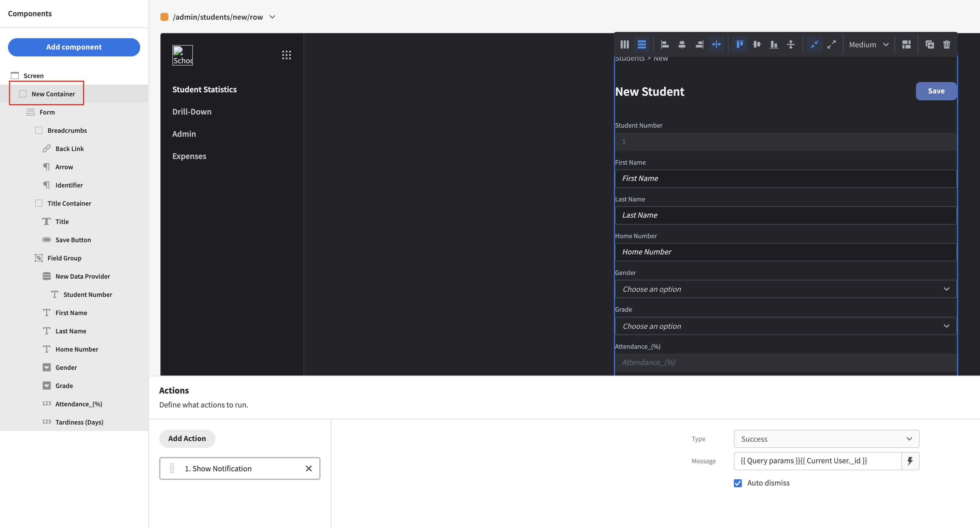 Parent component click events block child component click events · Budibase budibase ...
