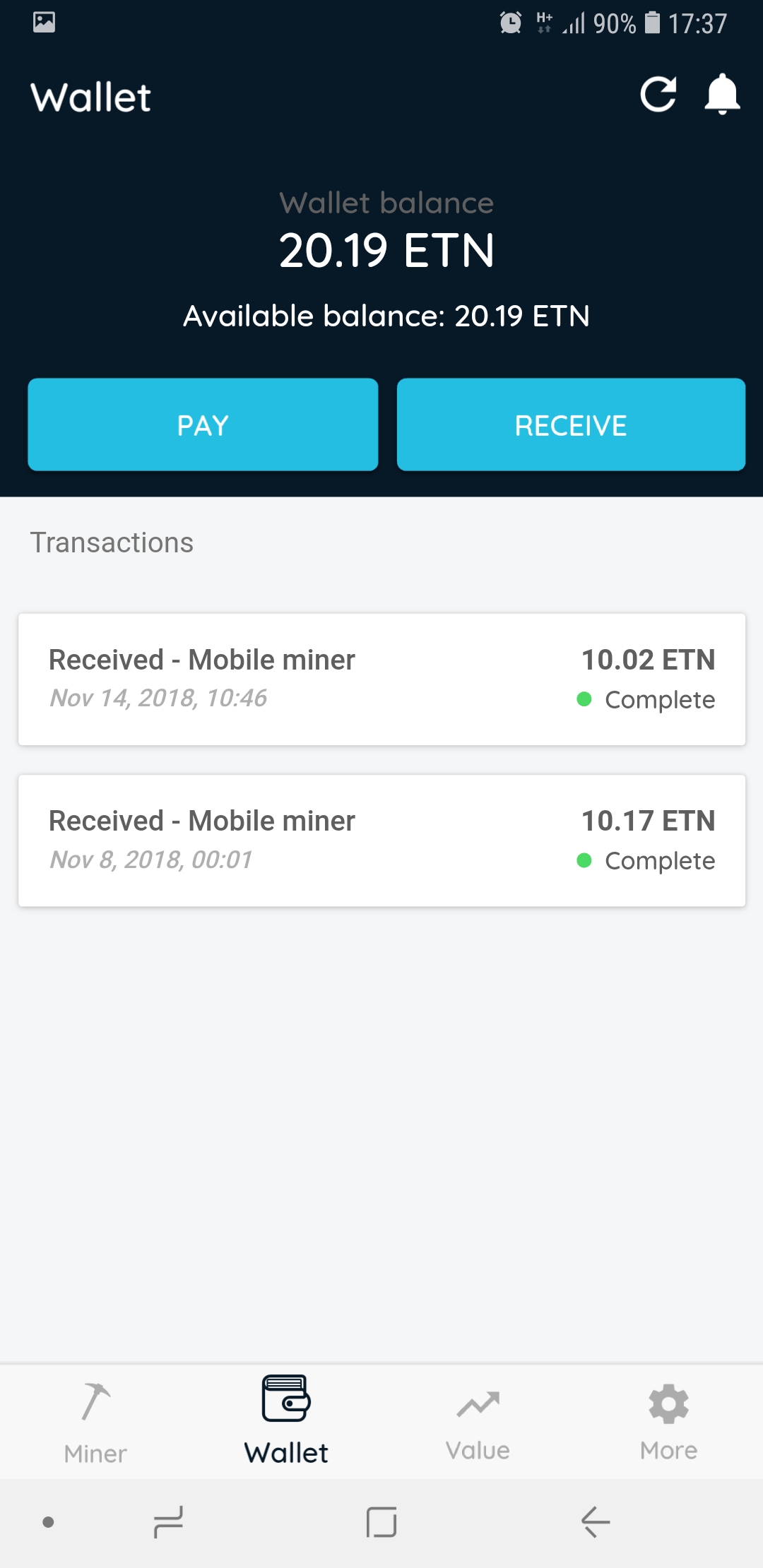 Mobile miner payment inconsistencies · Issue #293 · electroneum ...