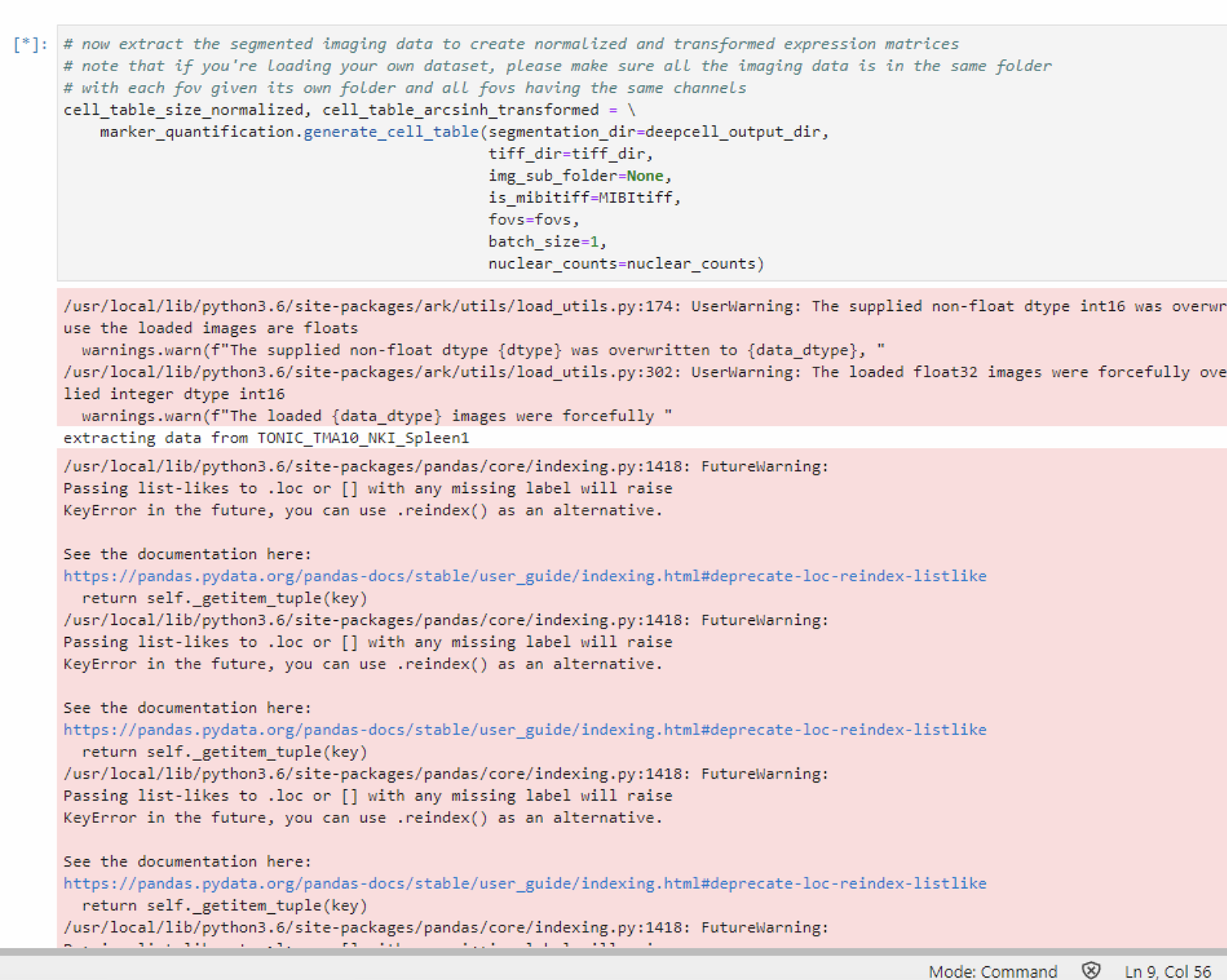 future warning · Issue #606 · angelolab/ark-analysis · GitHub