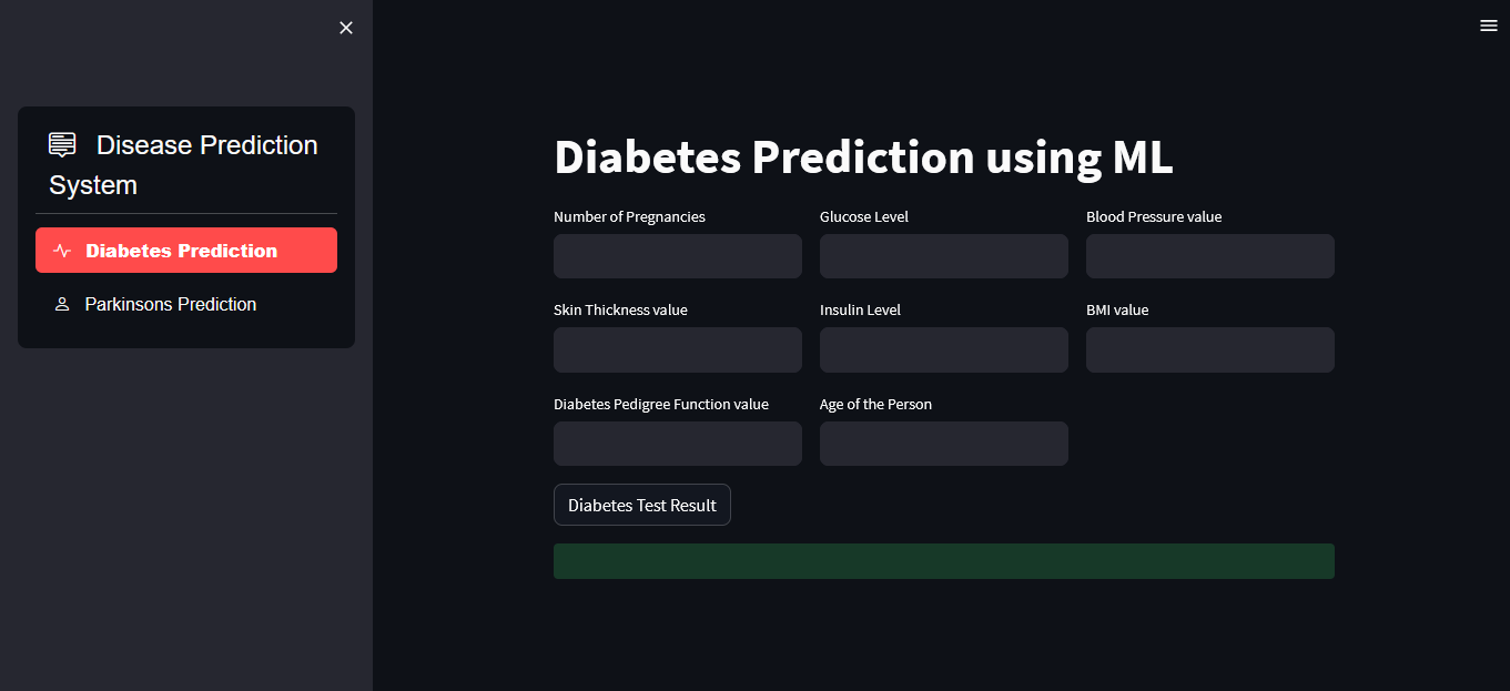 GitHub - PallaviLakhe22/Disease-Prediction-System
