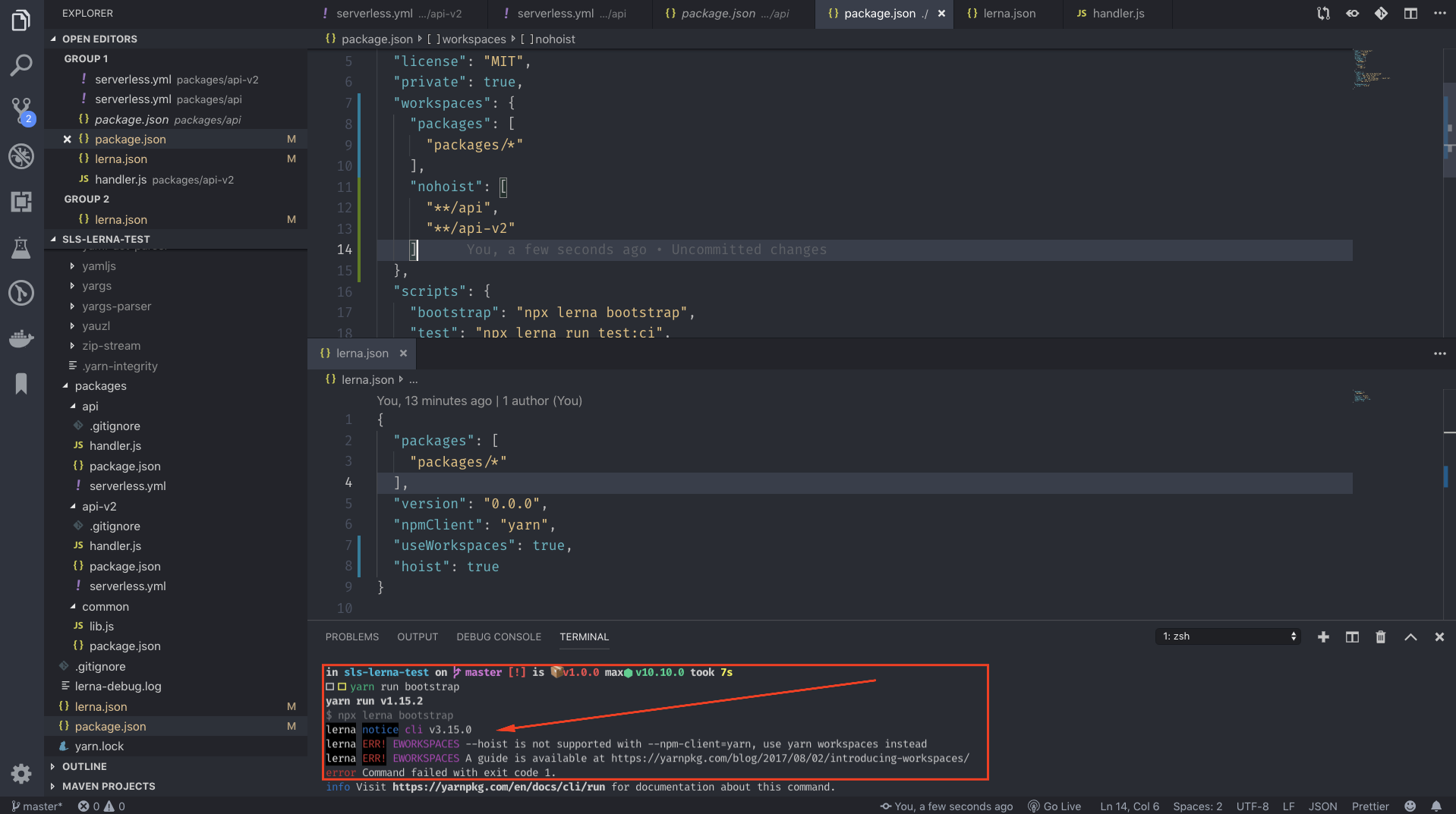 AWS Lambda Layers & Lerna.js · Issue #2154 · lerna/lerna · GitHub