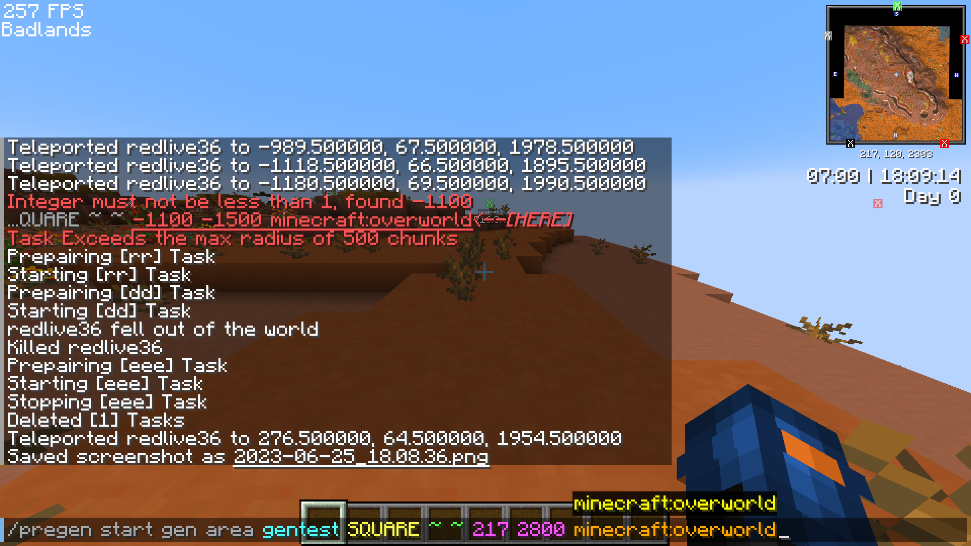 Area Command Confusion · Issue 33 · Tinymodularthingschunk Pregenerator Issue Tracker · Github