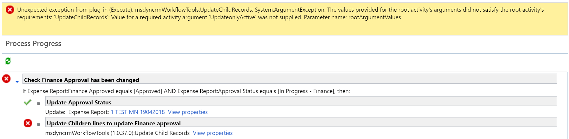 Update Child Records missing input field · Issue #77 · demianrasko/Dynamics-365-Workflow-Tools ...