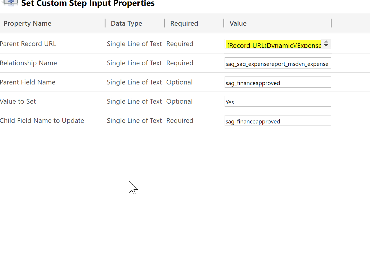 Update Child Records missing input field · Issue #77 · demianrasko/Dynamics-365-Workflow-Tools ...