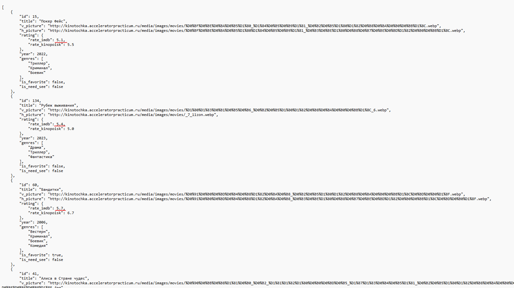 Фильмы добавляются на страницу "Оцененное" в порядке увеличения рейтинга IMDb · Issue #356 ...