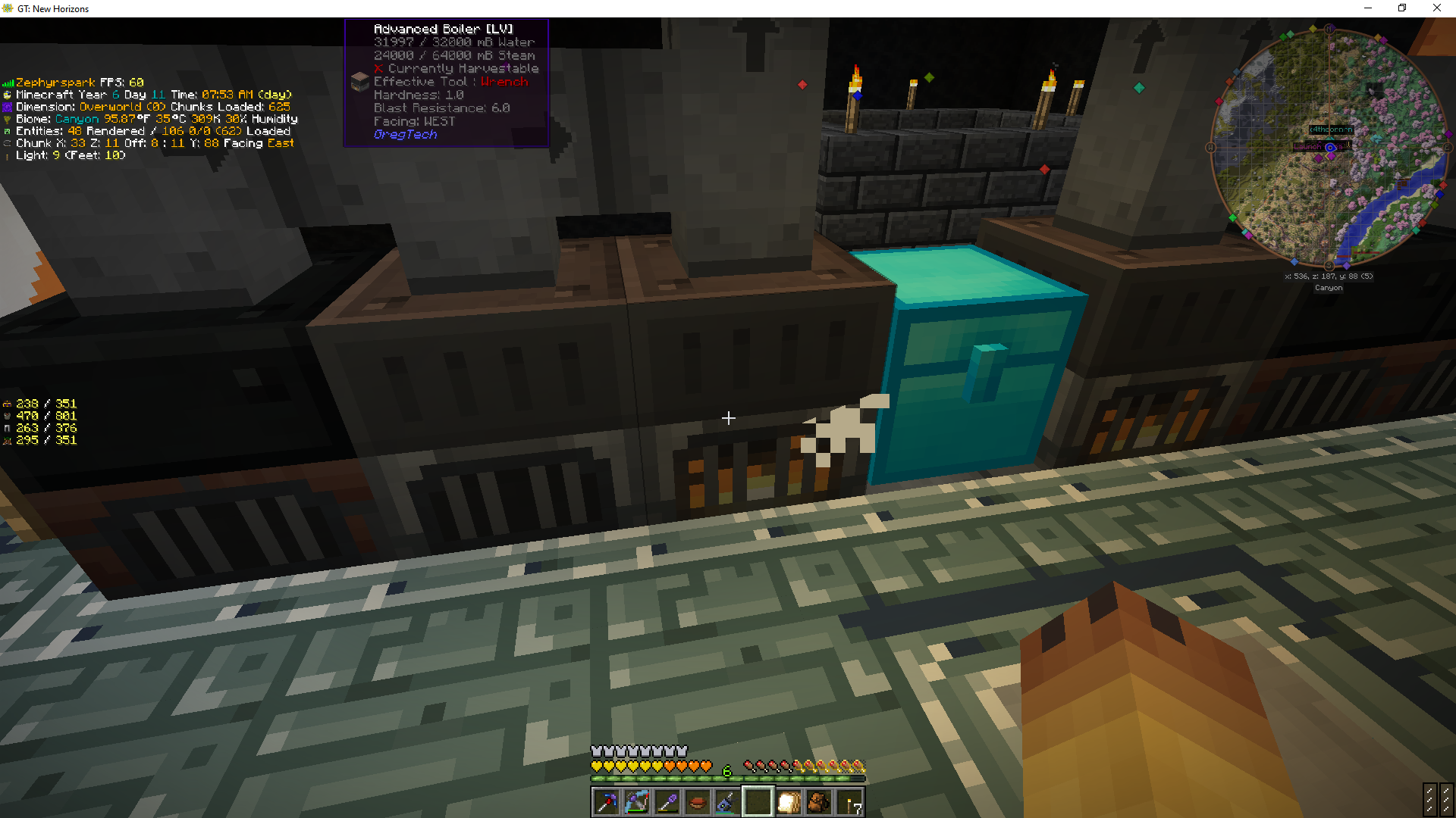 Singleblock Advanced Boiler [LV] - Incorrect Maximum steam storage - Waila Tooltip · Issue ...