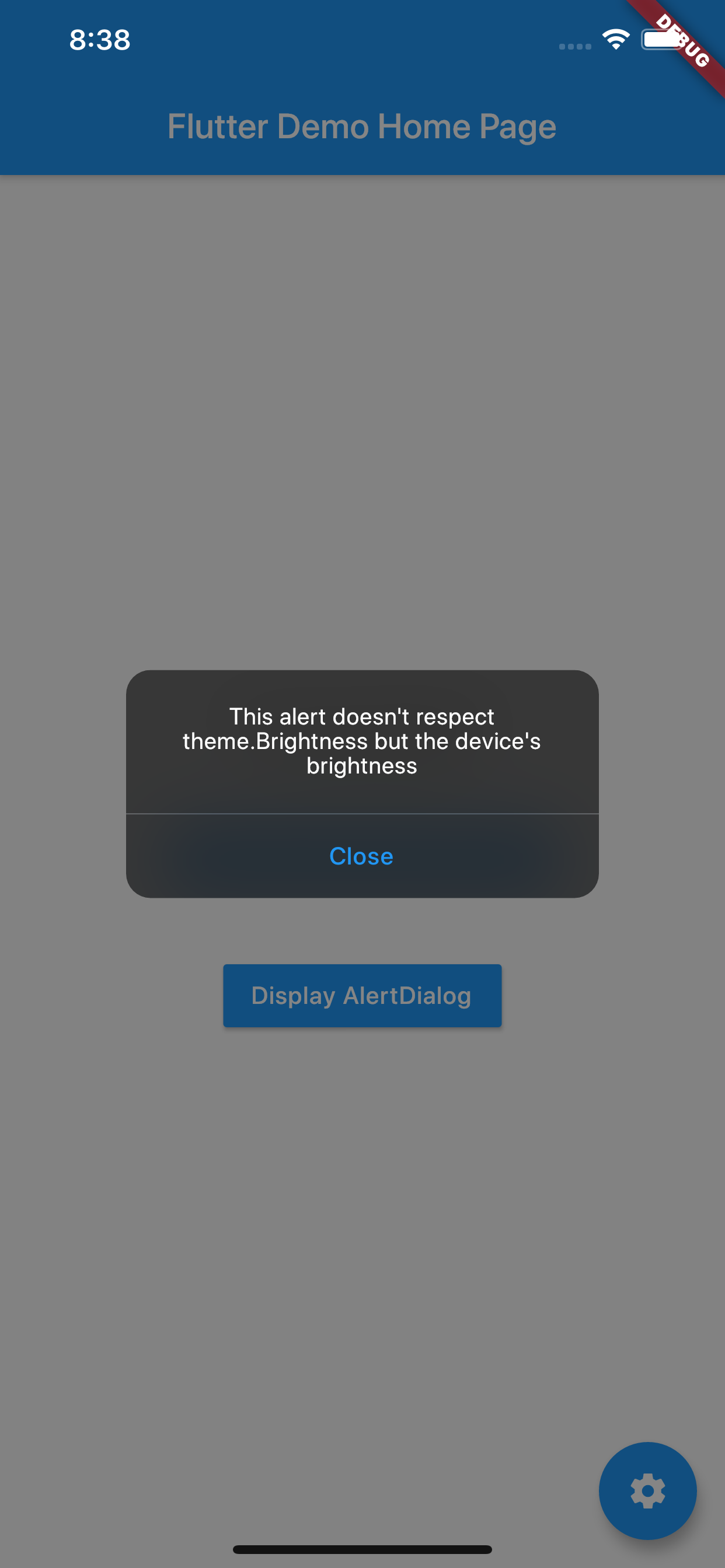 CupertinoAlertDialog doesn't respect theme.Brightness · Issue #48988 · flutter/flutter · GitHub