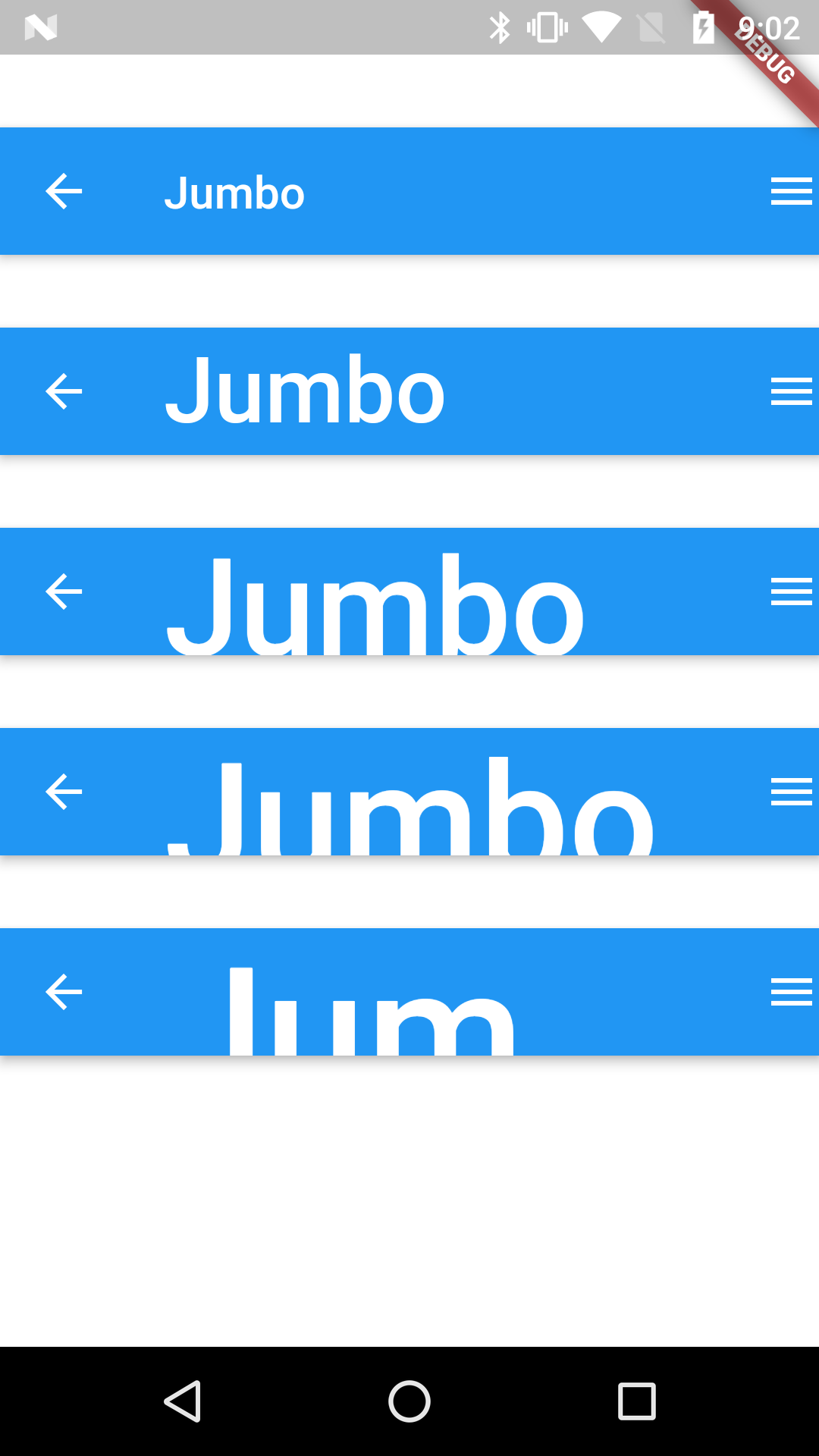 Appbars With Jumbo Titles Do Not Layout Well · Issue 42932 · Flutterflutter · Github