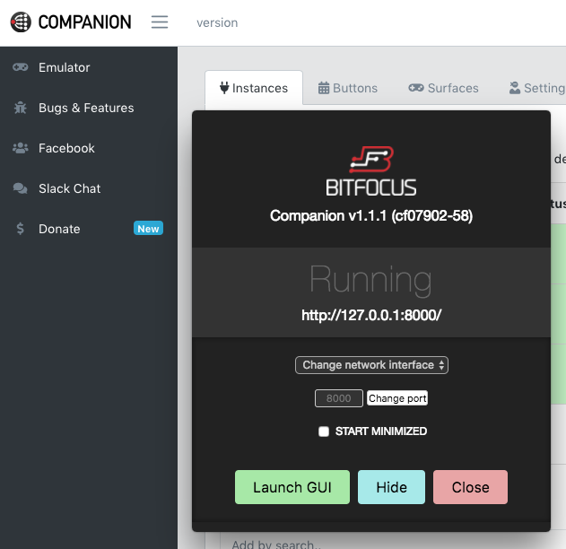 Build number display · Issue #335 · bitfocus/companion · GitHub
