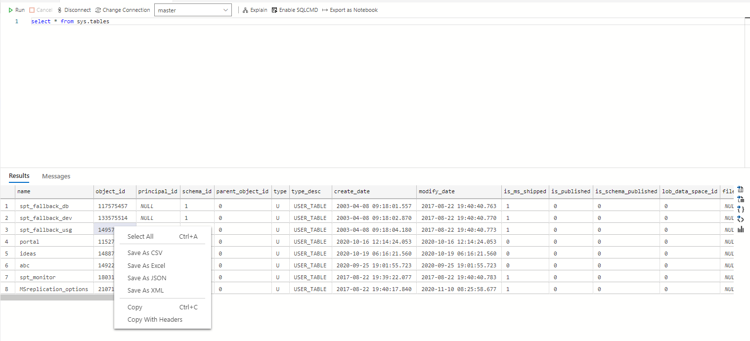 Unable to copy single field · Issue #13780 · microsoft/azuredatastudio ...