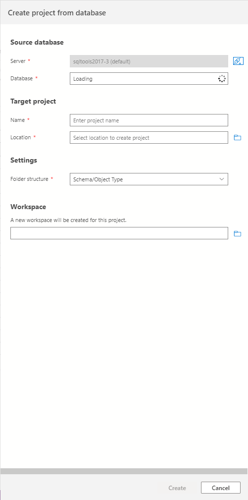 Unnecessary Horizontal Scrollbar In The Create Project From Database Dialog · Issue 15191