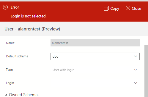user dialog is displaying wrong information for existing users that do not have a login. · Issue ...