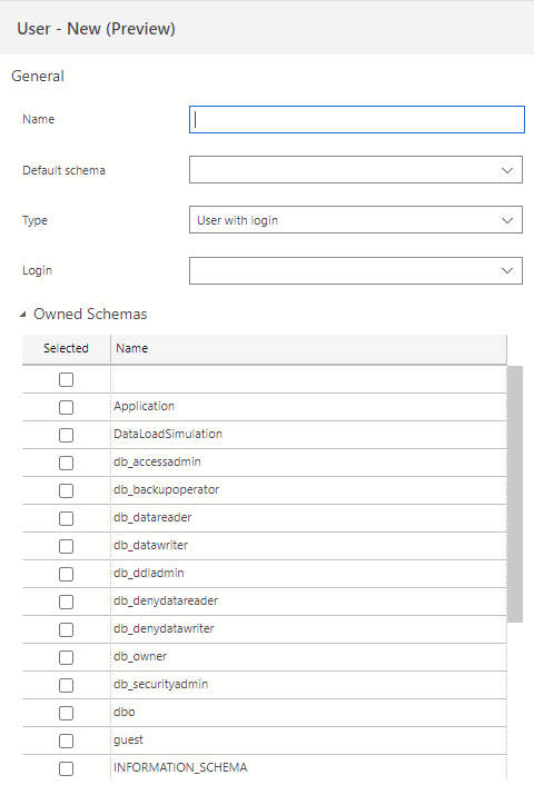 A schema with no name is returned in the schema list for new user dialog · Issue #22562 ...