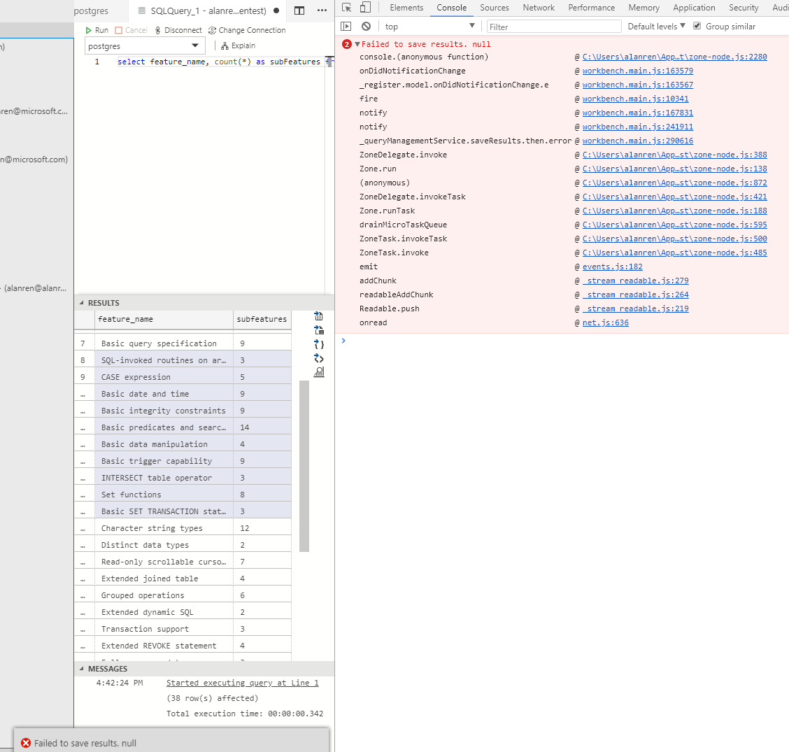 Save as XML does not work for Postgres · Issue #123 · microsoft/azuredatastudio-postgresql · GitHub