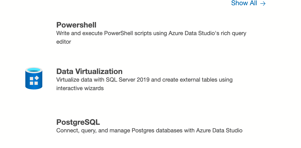 icon is missing for powershell and postgres on welcome page · Issue #10731 · microsoft ...