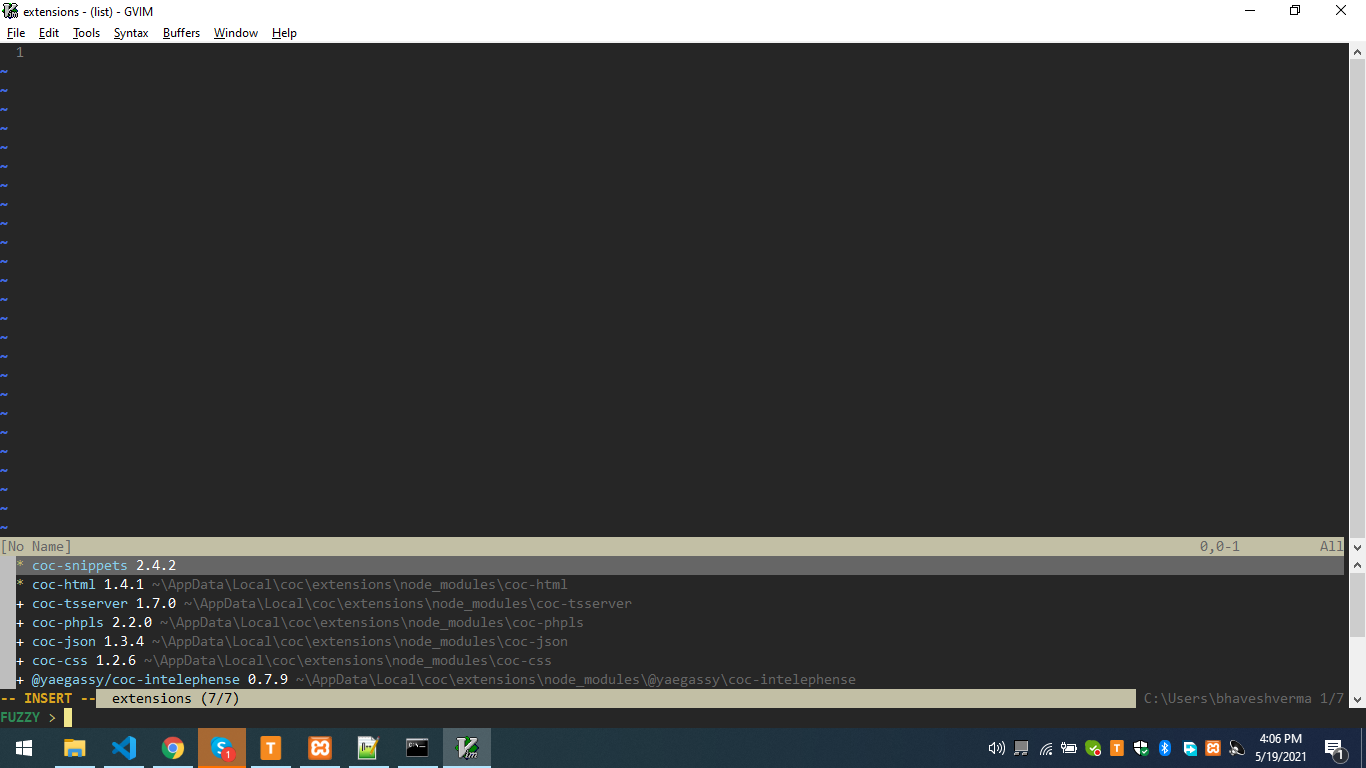 PHP Auto suggest not working in GVIM windows · Issue #3096 · neoclide/coc.nvim · GitHub
