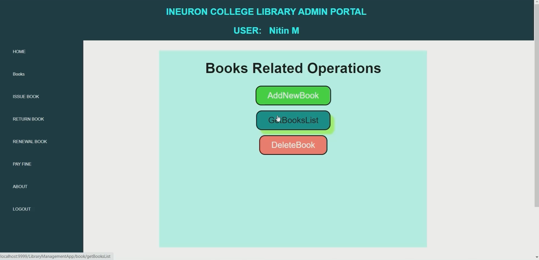 GitHub - gallakishore/college-library-management-application: The college library management app ...