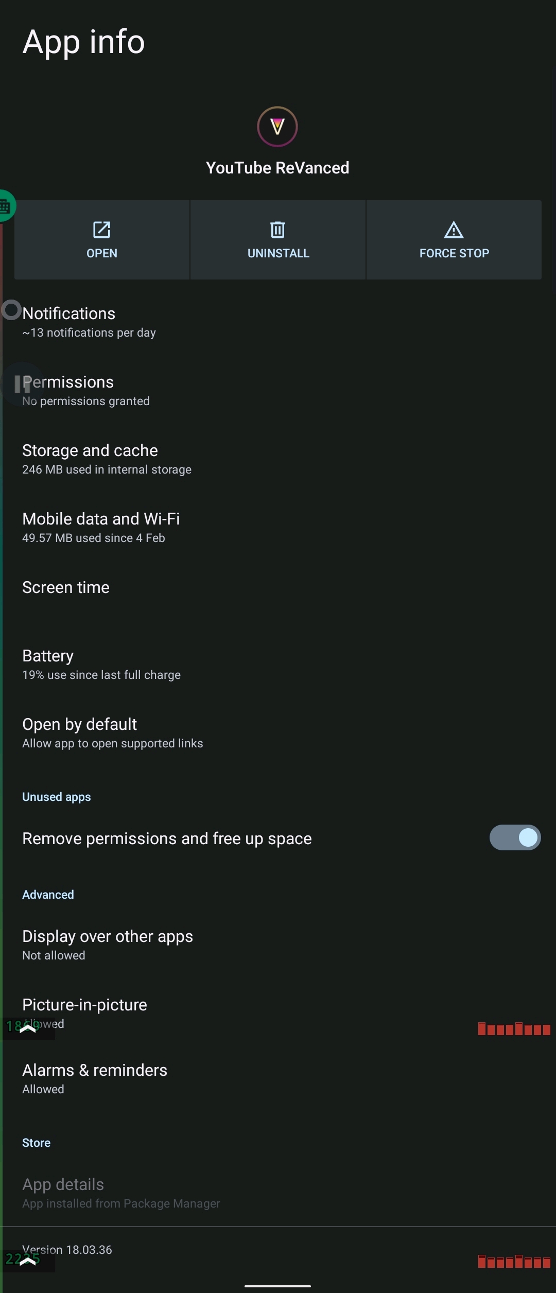 Not loading on both old YouTube Vanced and new ReVanced, was last night ...