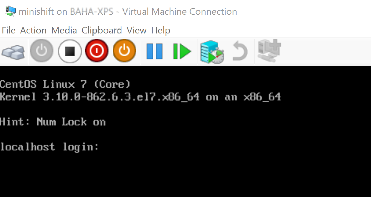 Default username password does not work in virtual machine login, minishift could not setup ...