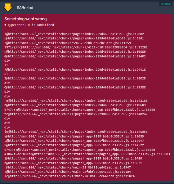 Invalid data for widget 'sabnzbd' endpoint 'queue' · gethomepage homepage · Discussion #1477 ...