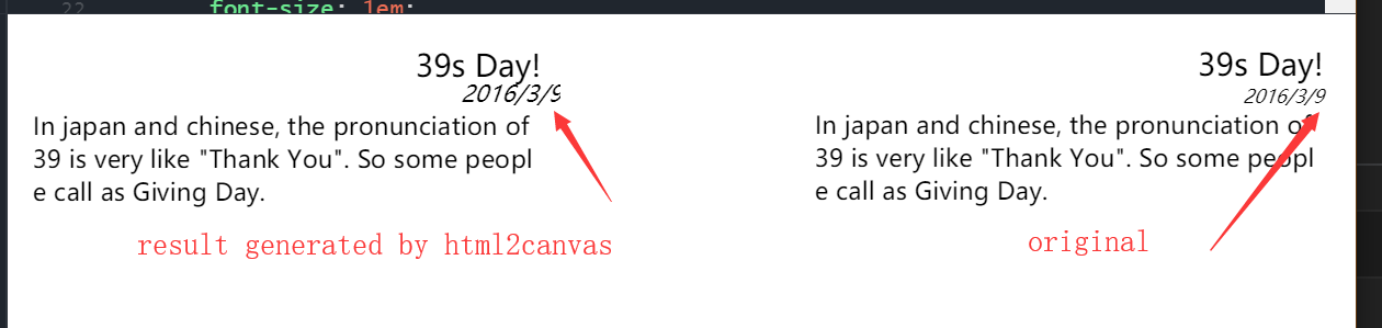 Malposed font align in Chrome · Issue #1835 · niklasvh/html2canvas · GitHub